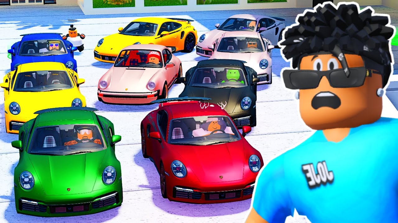 PORSCHE ONLY CAR MEET IN ROBLOX DRIVING EMPIRE - YouTube