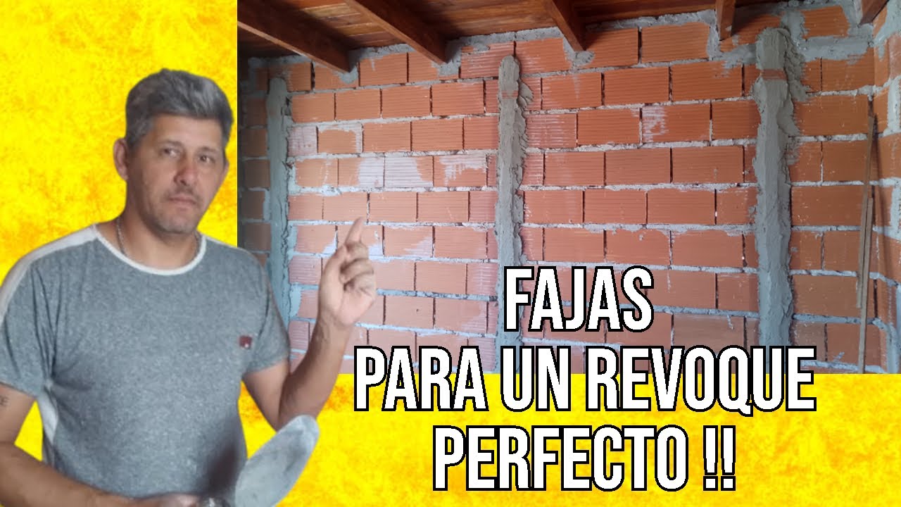 fajas para revoque interior - te lo explico al detalle !! - YouTube