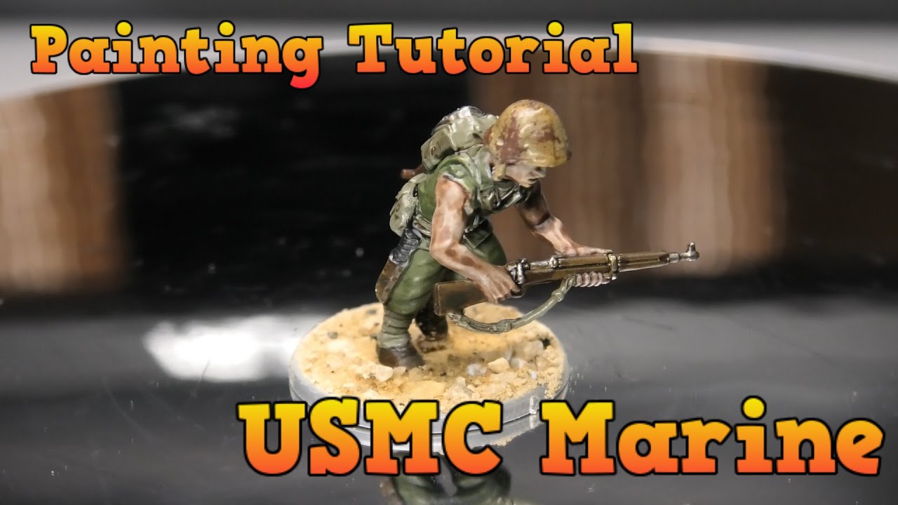 How To Paint USMC Marine - Tabletop Standard! - YouTube
