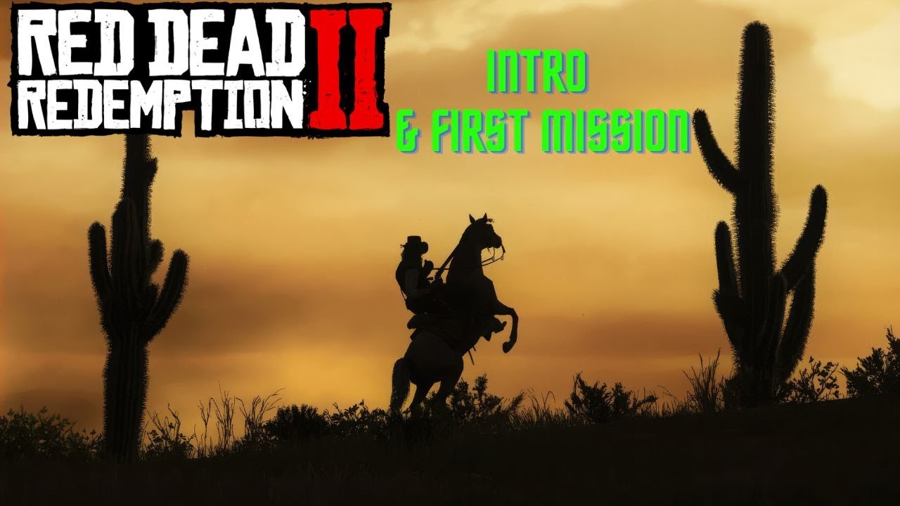Red Dead Redemption 2 Intro & first Mission #reddeadredemtion2 # ...
