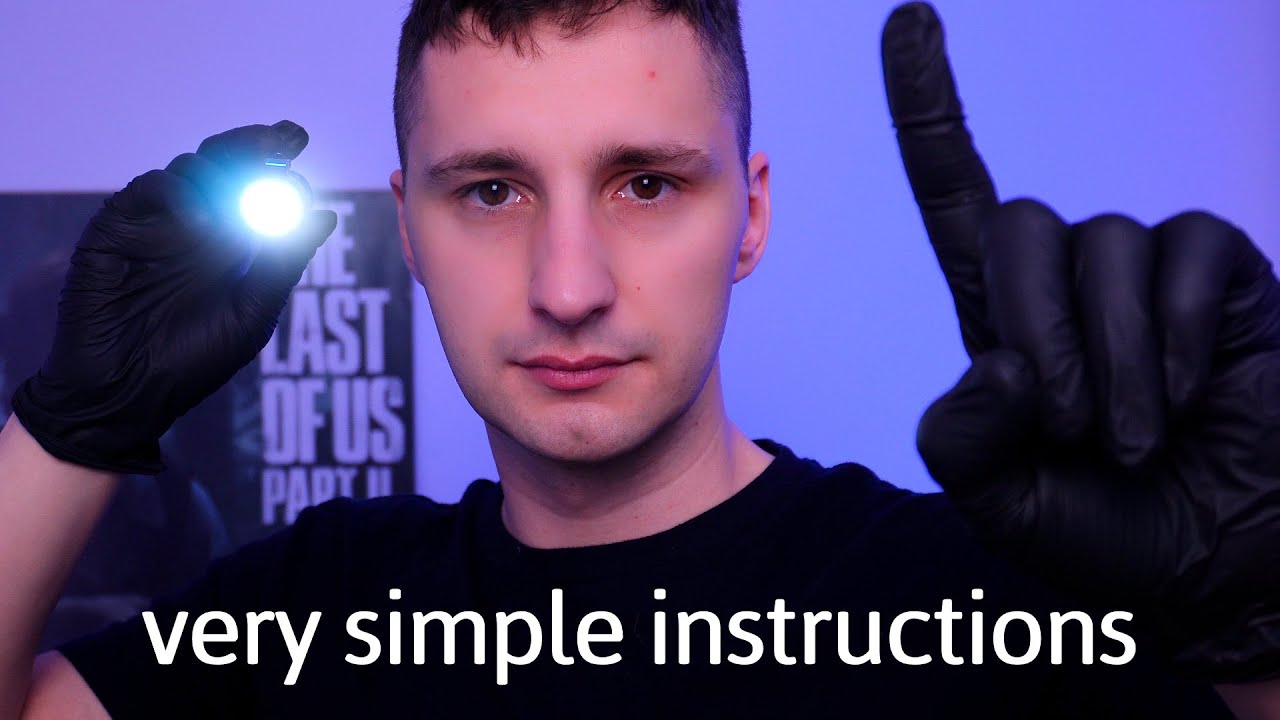 ASMR Follow My Very Simple and Basic Instructions (i know you're lazy ...
