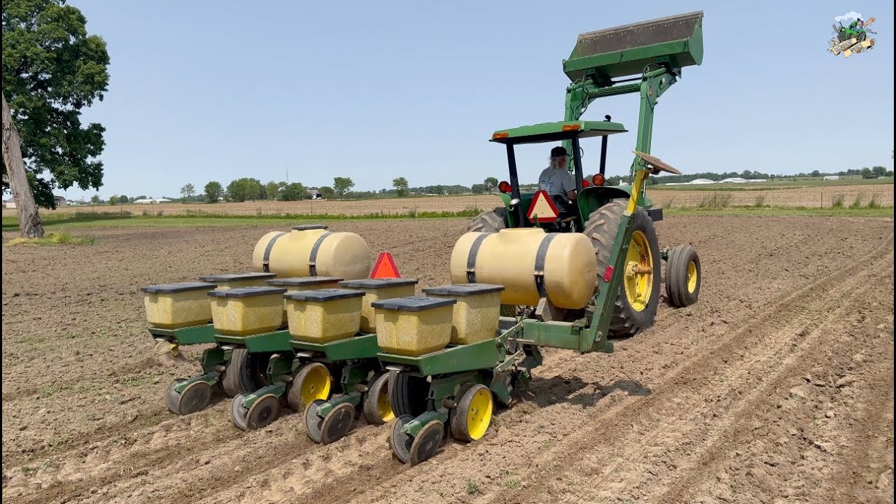 Planting Jimmy Red Corn - YouTube