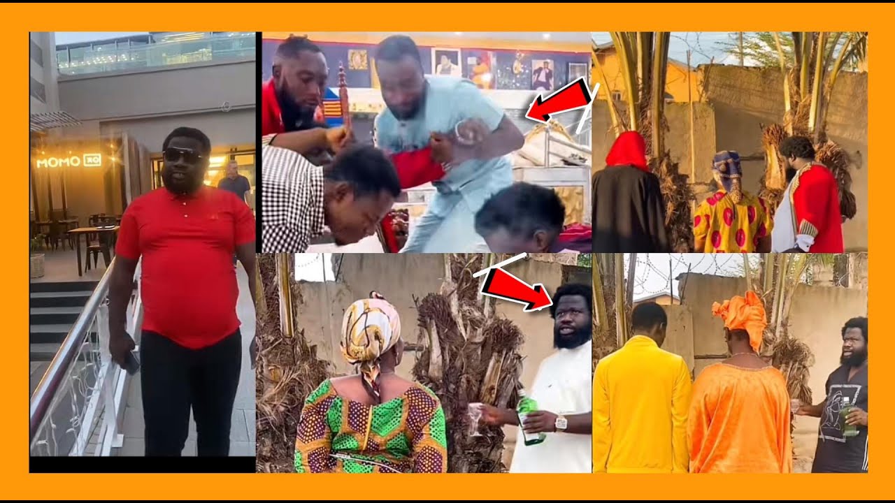 Prophet Azuka Uses Egg & Schnapp As He Pours Libation Around His Church ...