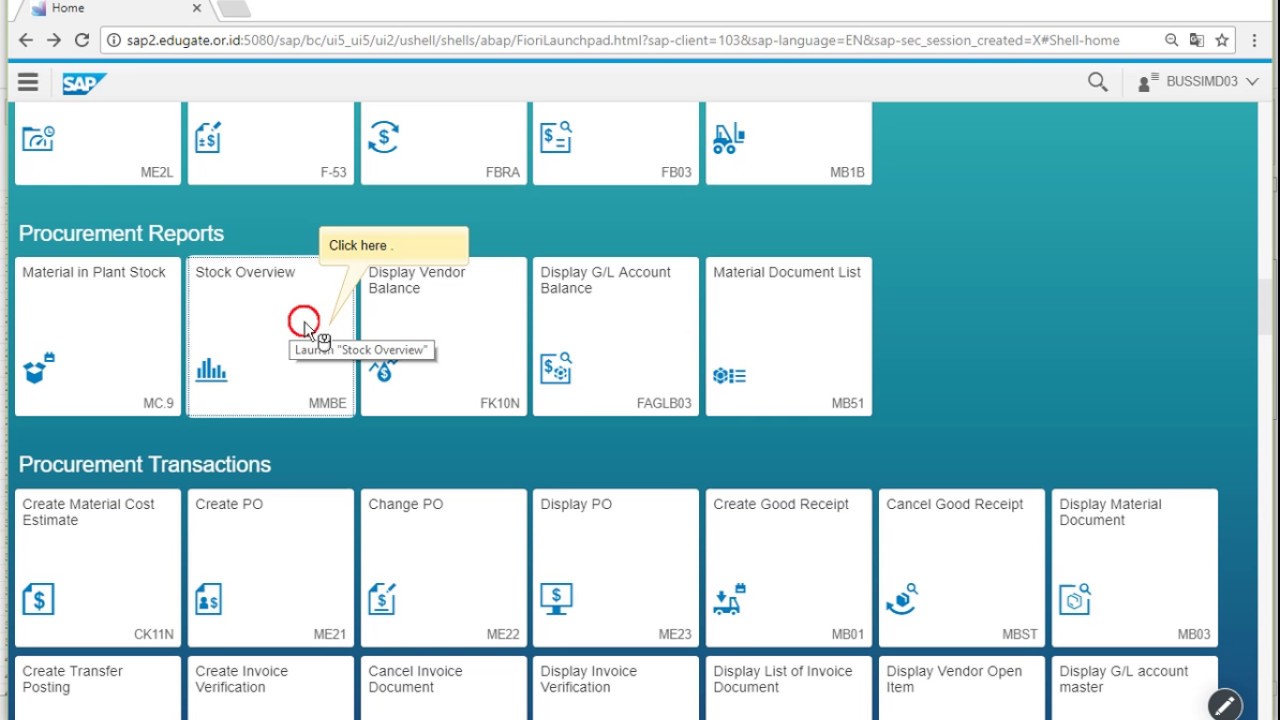 Stock Overview by SAP Screen Personas design Fiori - YouTube
