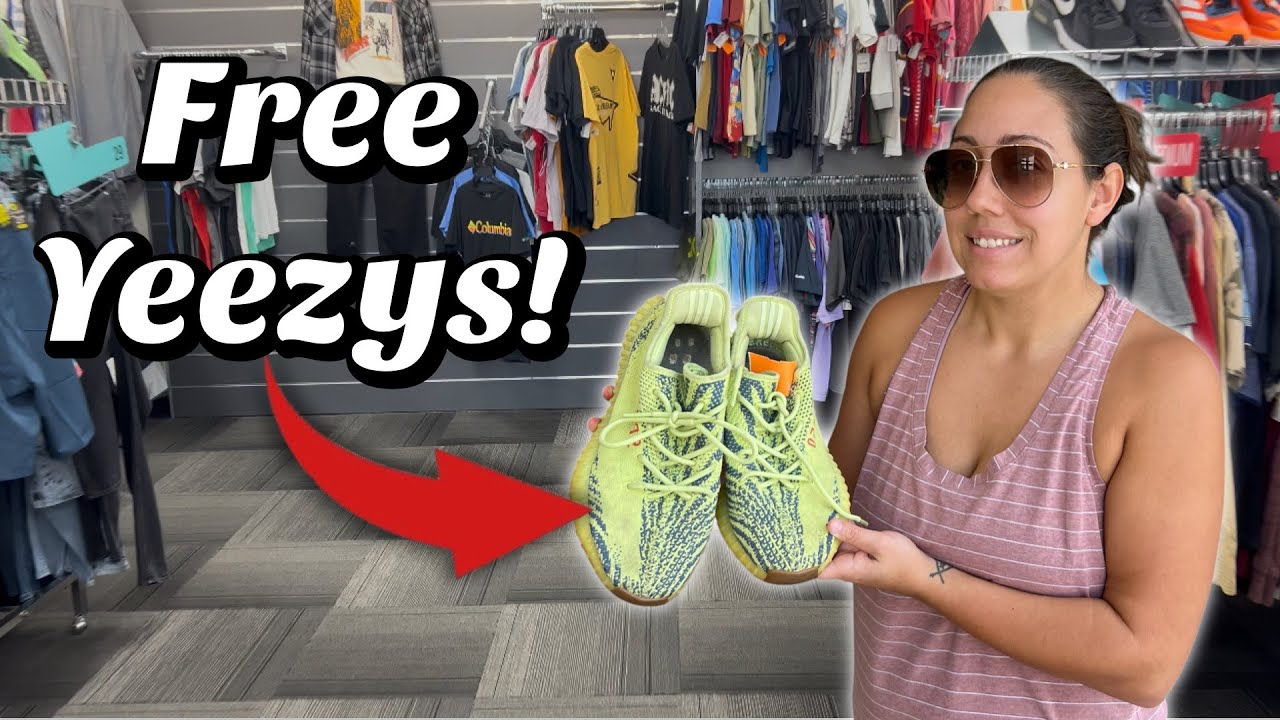 Free Yeezys at Platos Closet?! - YouTube