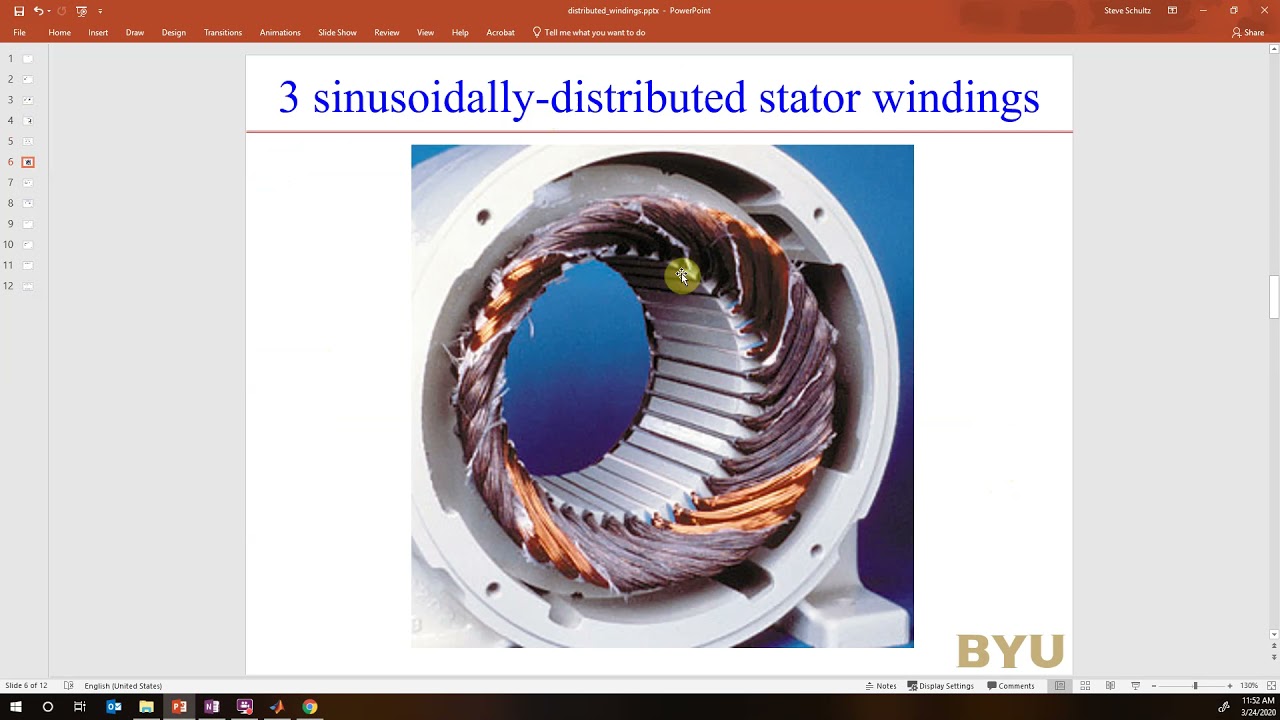 Sinusoidal windings - YouTube