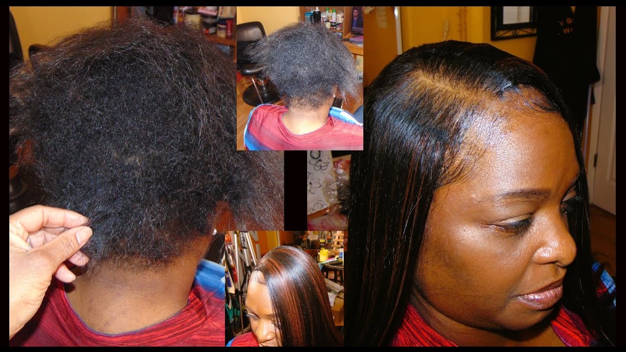 SHORT HAIR WEAVE/ SEW IN HAIR WEAVE - YouTube
