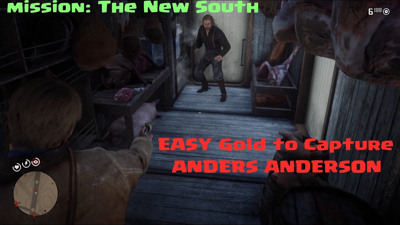 RDR2 - THE NEW SOUTH - EASY GOLD ANDERS ANDERSON CAPTURE - YouTube