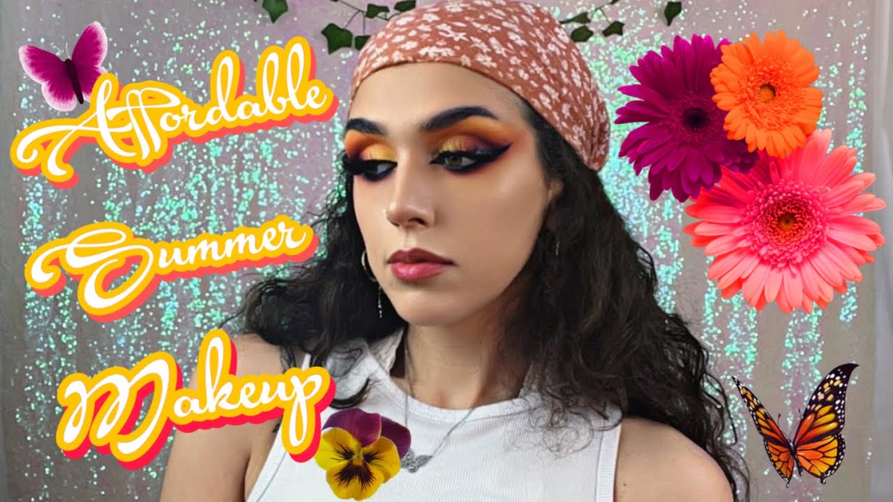 Affordable Summer Makeup Tutorial 🌻☀️// DEKXDA - YouTube