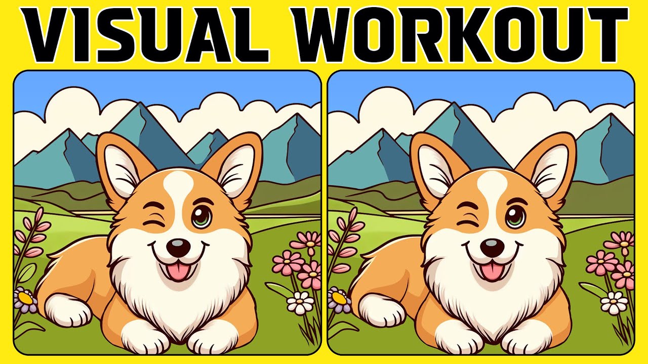 🧠🧩Spot the Difference | Puppy Picture Puzzles 《NORMAL》 - YouTube