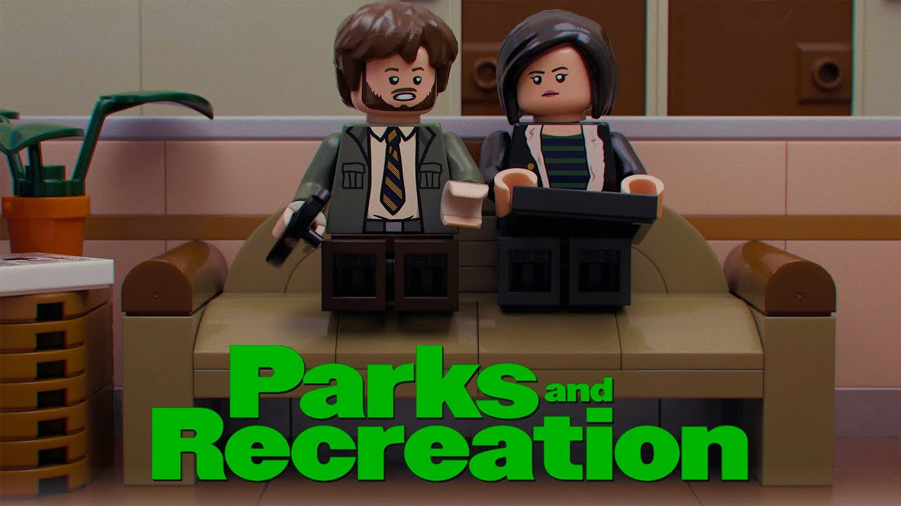 LEGO Parks and Rec - April and Andy Visit The Doctor [4K] - YouTube