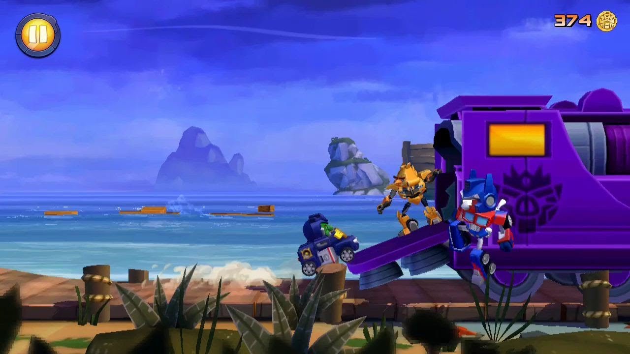 Angry Birds Transformers Soundwave Unlocked new upgrade Gameplay # 02 ...