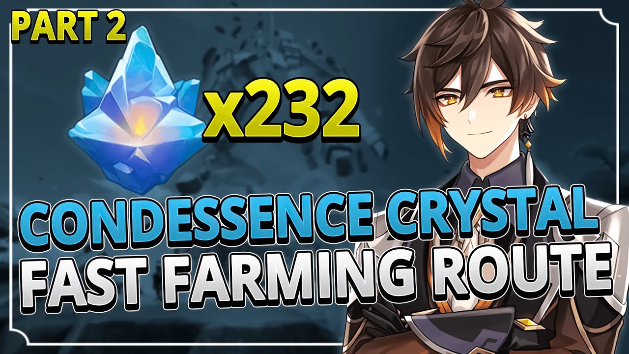 Condessence Crystal 232 Locations FAST FARMING ROUTE | Genshin Impact 4 ...