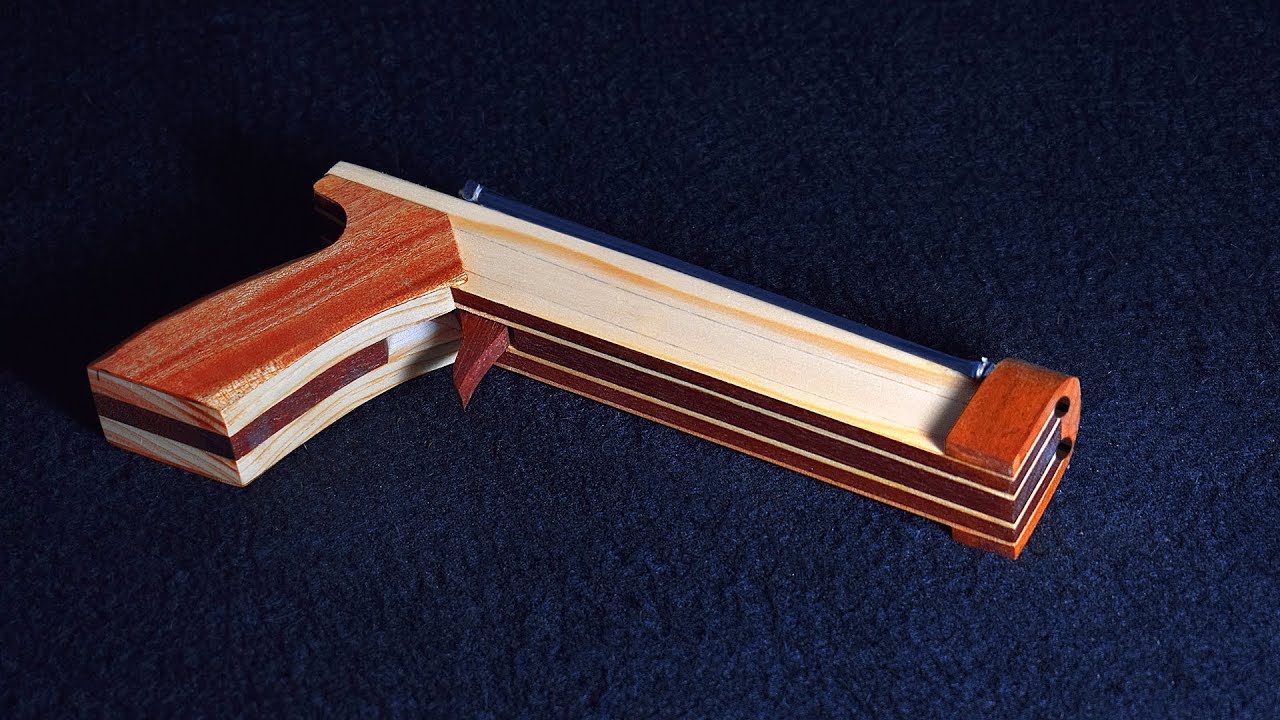 Slingshot Gun Design with two bullet - YouTube