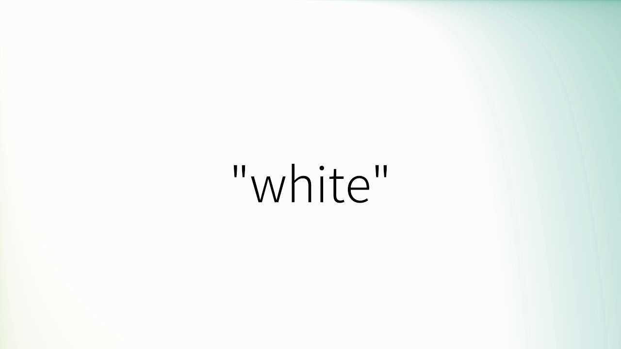 Como pronunciar 'White' en español - YouTube