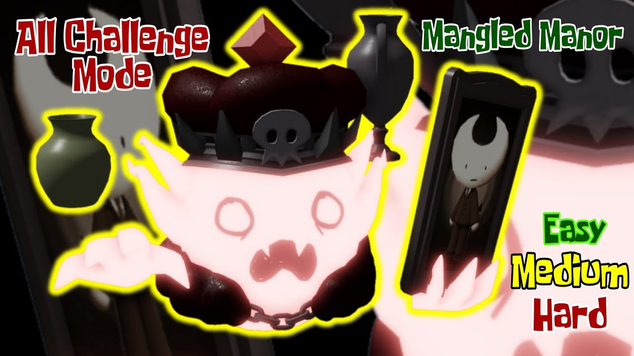 How to beat ALL MANGLED MANOR challenge in SOLO / DUO / Roblox Tower Heroes / Halloween Event ...