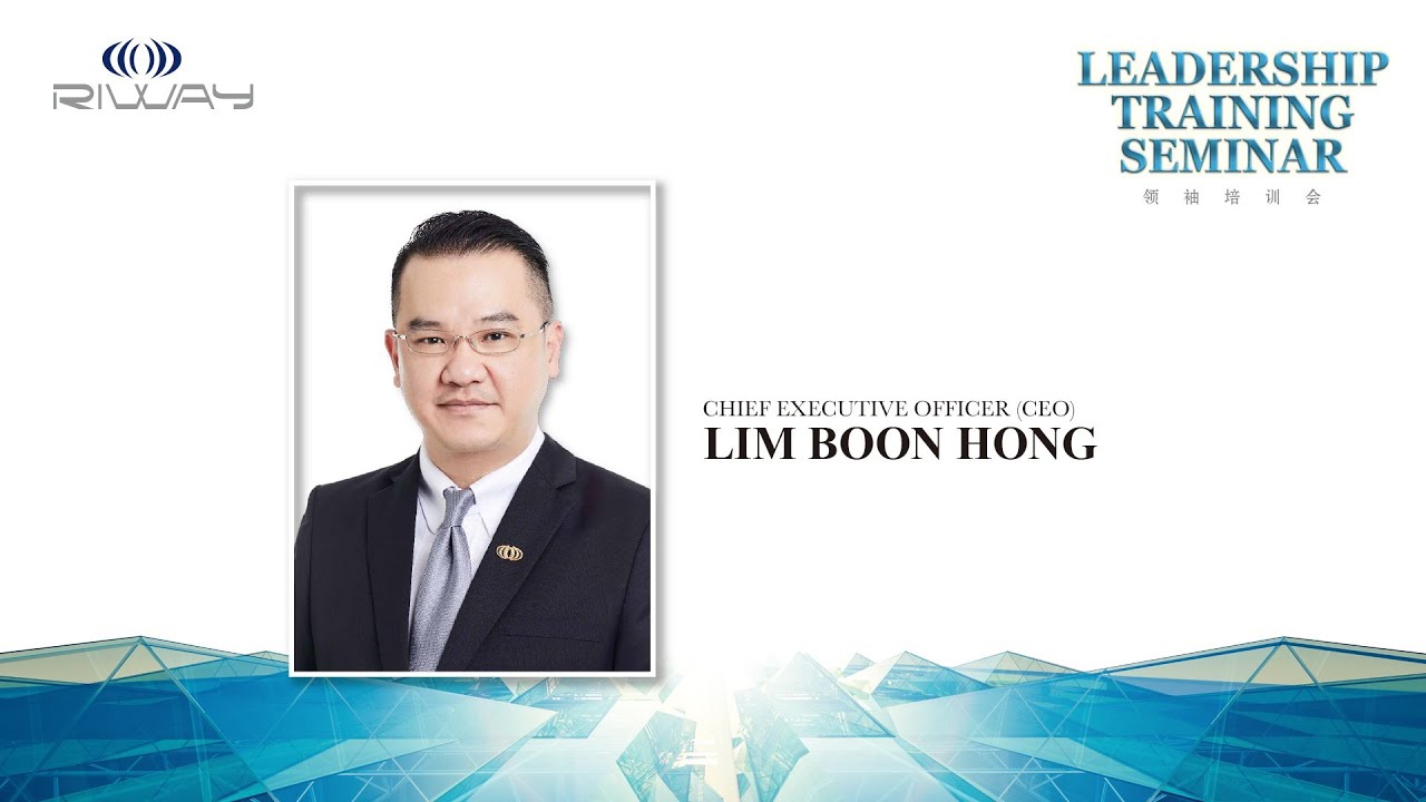 2019 AUGUST CHIEF EXECUTIVE OFFICER LIM BOON HONG - YouTube