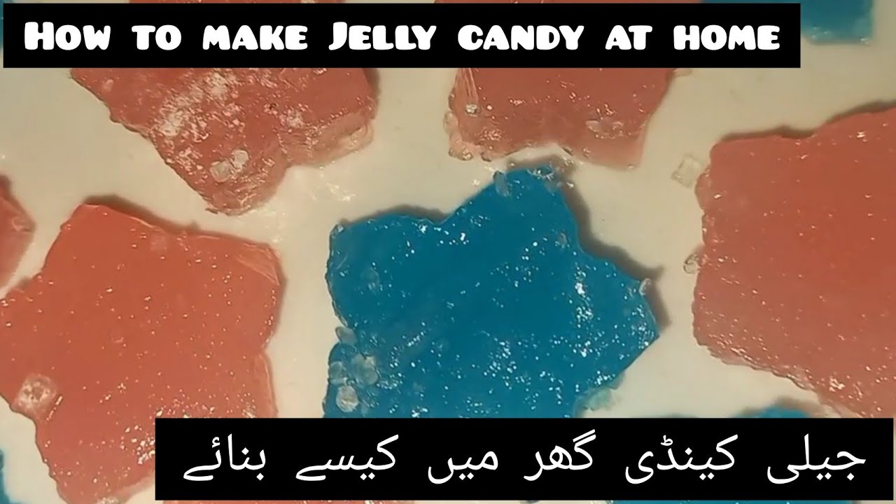How to make Jelly Candy at home | jujubes| No Gelitan | Jello Candy ...