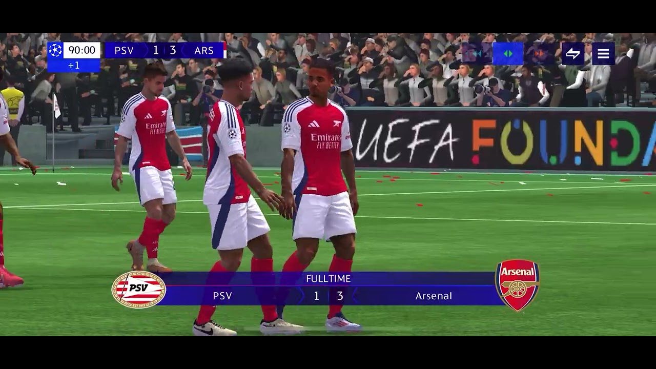 Efc 25 #arsenal #psv pt 1 - YouTube