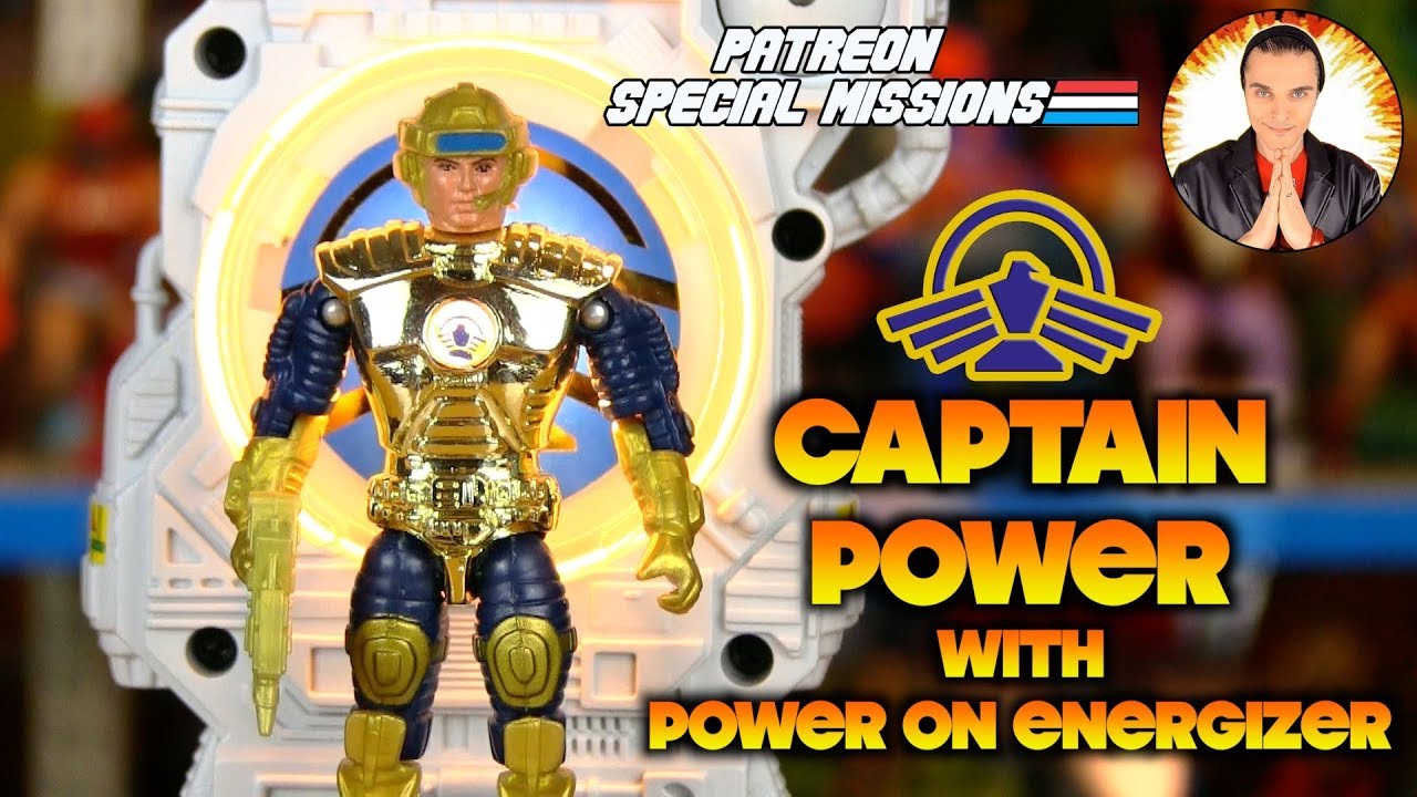 1987 Captain Power with Power On Engergizer by Mattel (Patreon Special ...