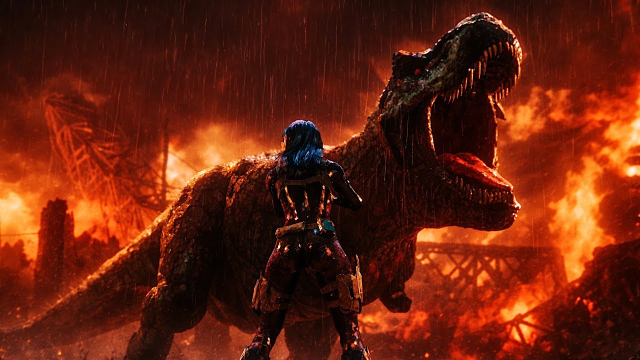 T-Rex Boss Fight - Code Violet Ps5 Pro - YouTube