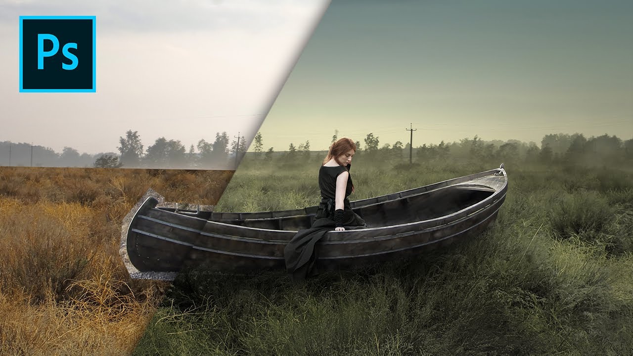 Photoshop Manipulation Dramatic Color Tutorial - YouTube