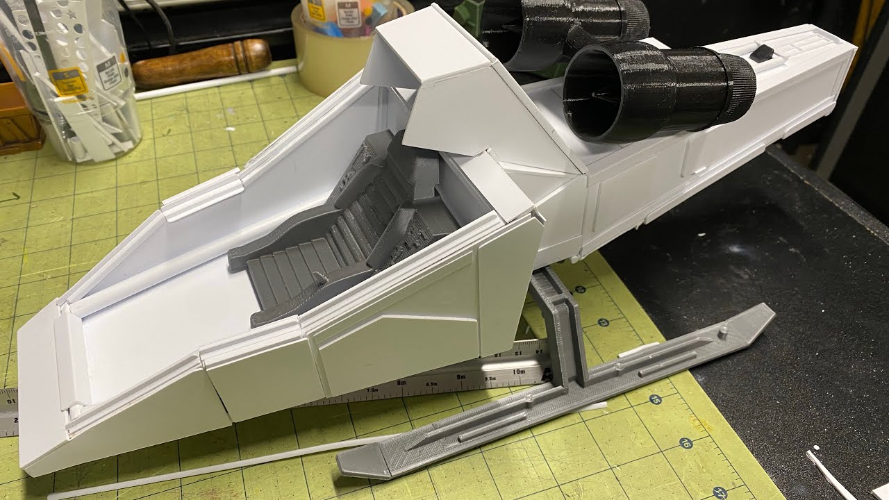 Customizing A 3D Printed GI Joe Classified Skyhawk Part 5 - YouTube