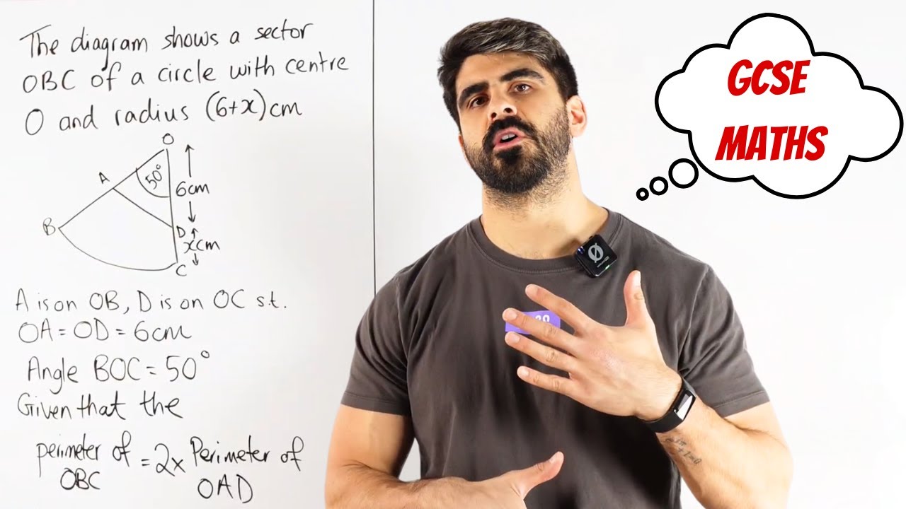 MIND-BLOWING Sectors and Triangles Question | GCSE MATHS - YouTube