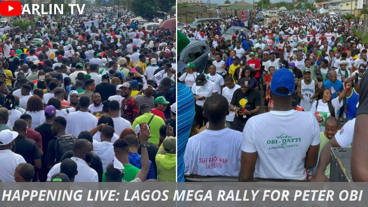 PETER OBI LAGOS MEGA RALLY, Finally the OBIDIENTS has taken over the ...