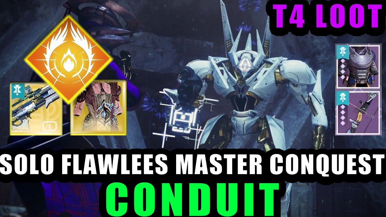 Solo Flawless Master Conquest - Conduit [Edge of Fate] - YouTube