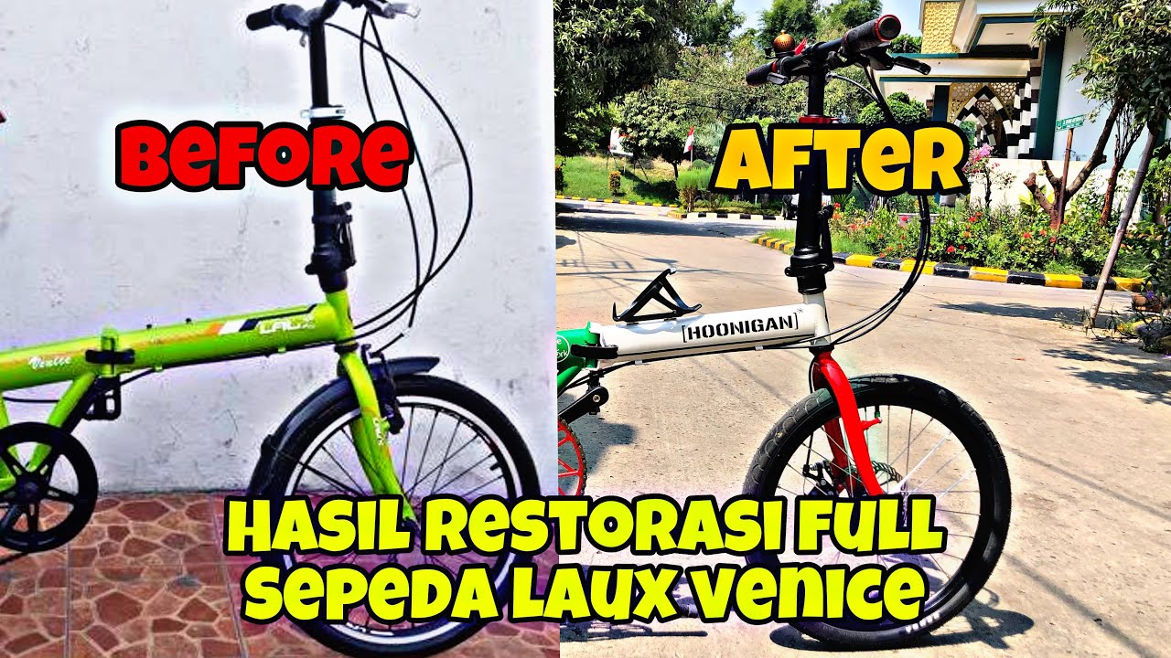 Review upgrade an sepeda Laux Venice part 2 - YouTube