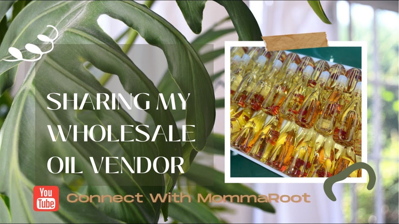 My wholesale oil vendor. Carrier & essential oils. - YouTube