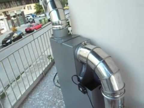 Φιλτρο καμιναδας σομπας πελλετ - YouTube