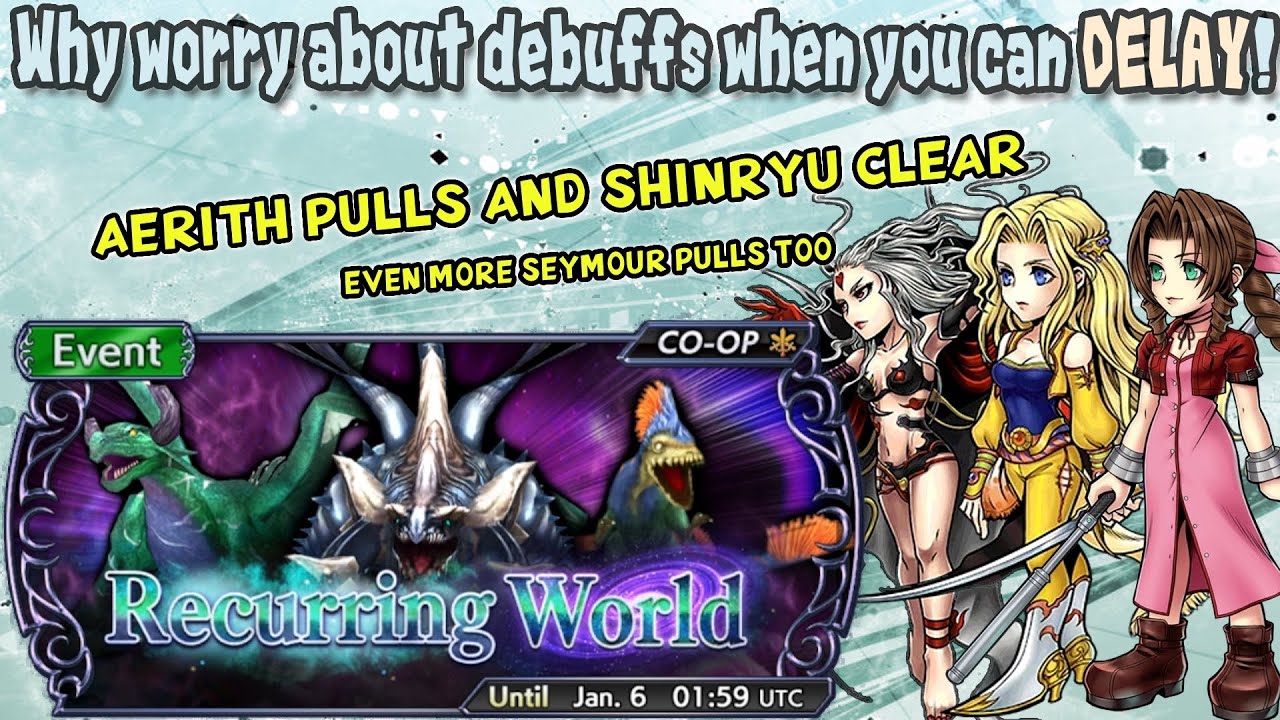 Who fears debuffs when you can DELAY and OMG Seymour, WTF! | Dissidia ...