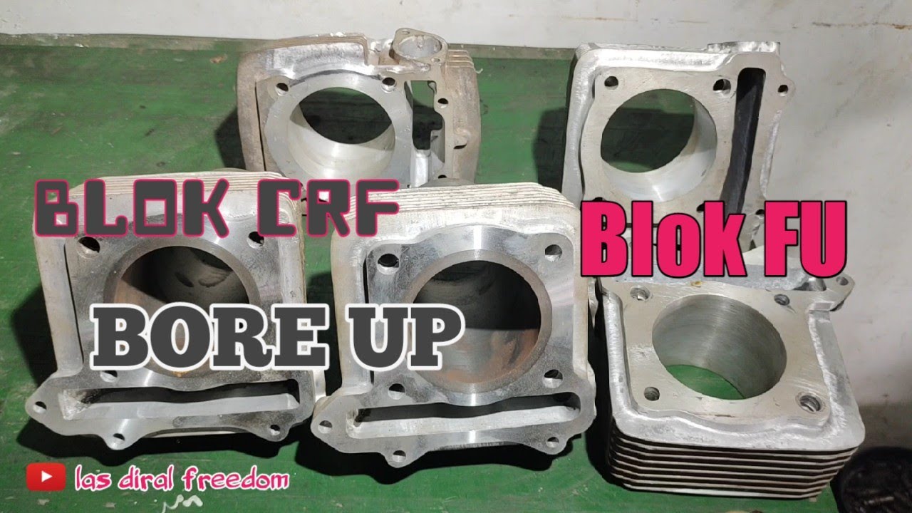 Blok Fu bore up | Blok CRF Bore Up | welding aluminium - YouTube