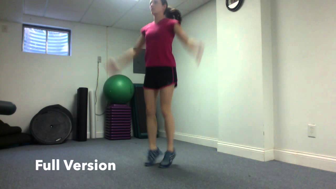 Jumping Jacks--full and modified - YouTube