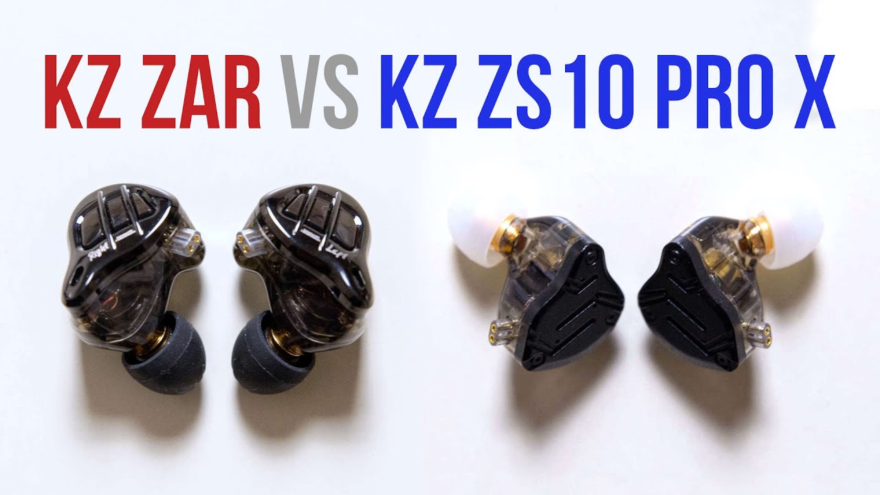 Comparativa Sonido KZ ZAR vs KZ ZS10 Pro X - YouTube
