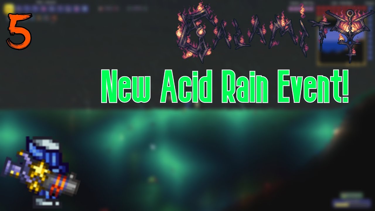 Fighting The New ACID RAIN Event! - Terraria Modded S2 #5 - YouTube