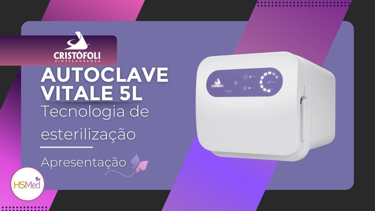 Autoclave Vitale Tecnologia de esterilização - Cristófoli - YouTube
