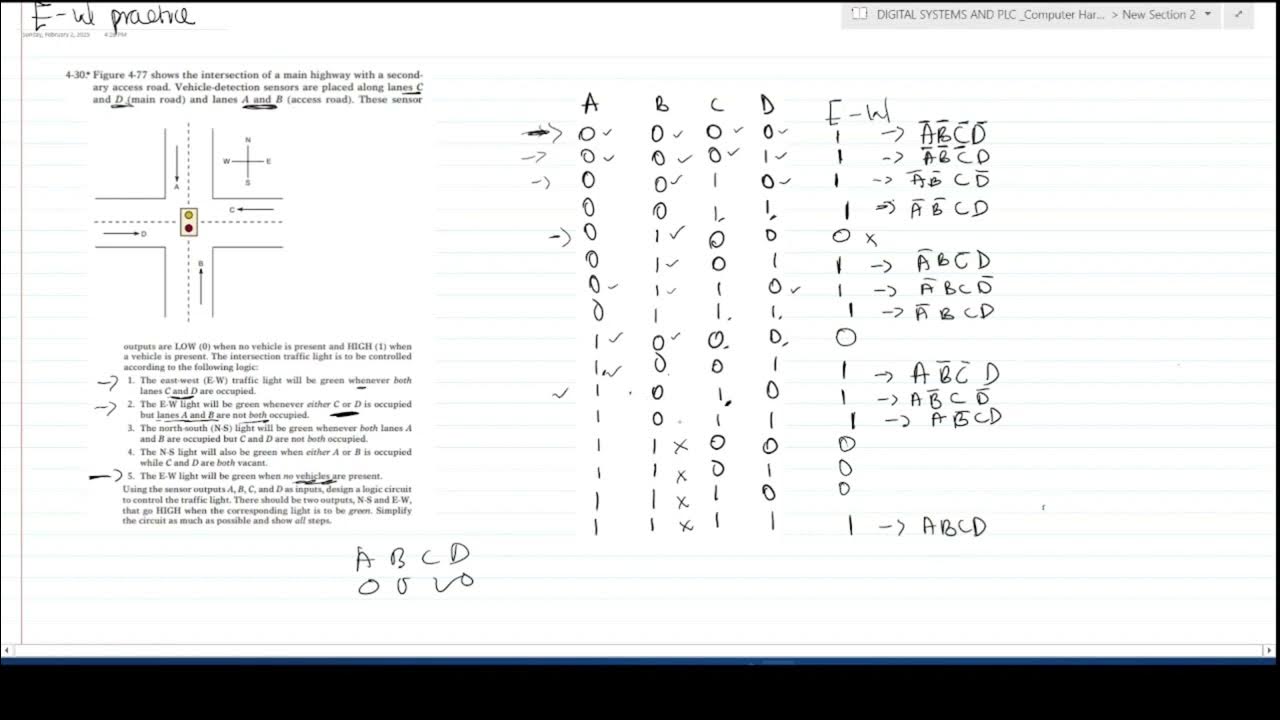 Designing logic circuit using Karnaugh mapping Example 2 - YouTube