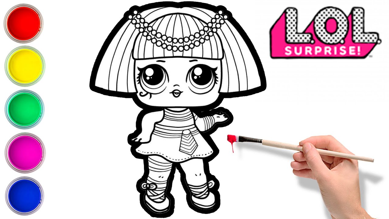 Drawing and Painting LOL Doll: Creative Fun for Children - YouTube