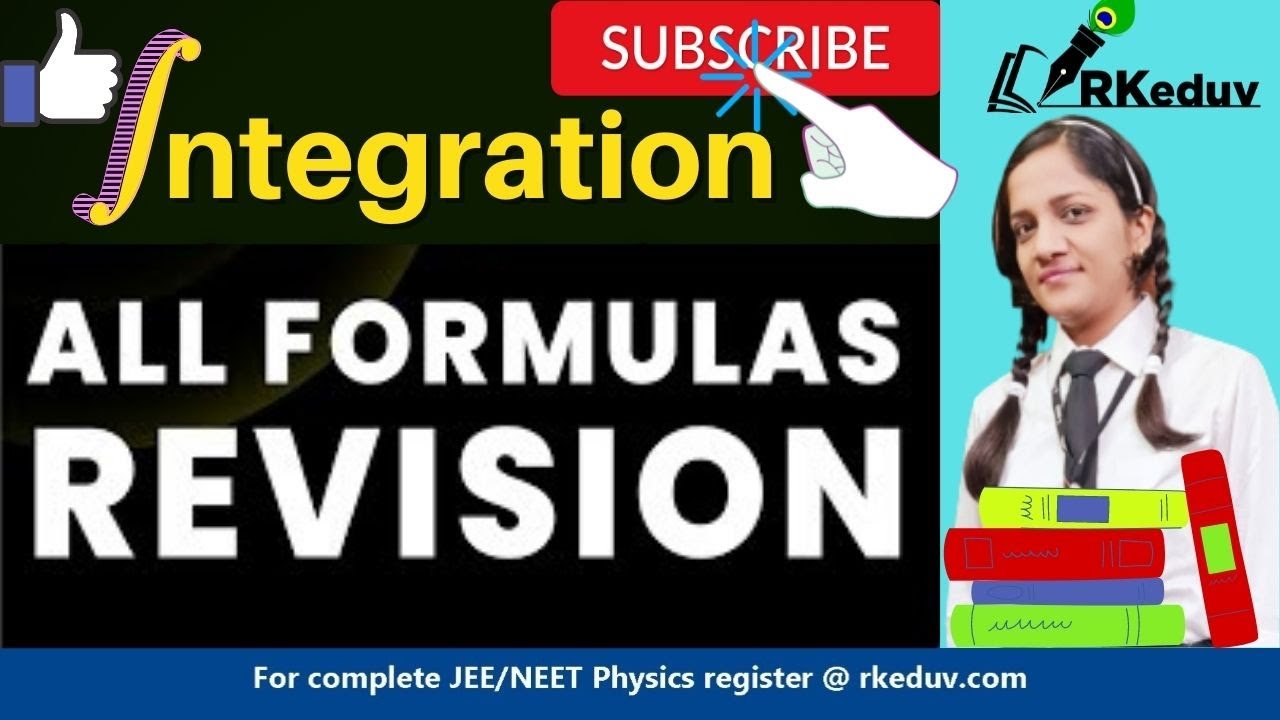 2| Integration| Formulas Practice| Physics| Class 11| Class 12| IIT ...