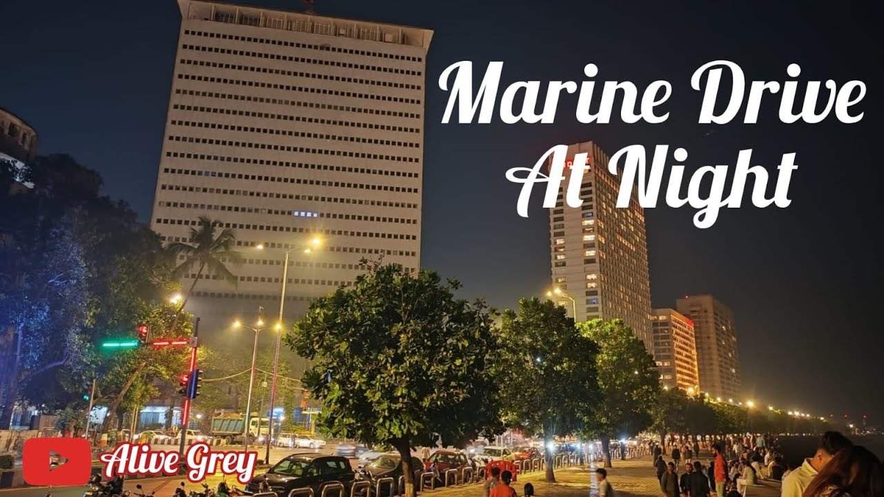 Marine Drive At Night || Alive Grey - YouTube
