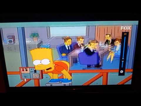 Bart mostrando el trasero en cada piso