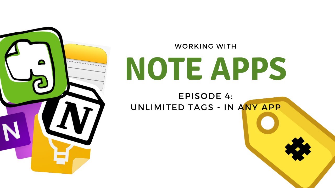 Using Your Notes App - the Power of TAGS 🏷️ in ANY app! - YouTube