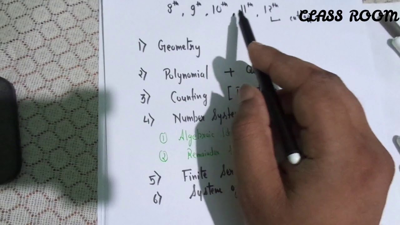 PRMO preparation tips and syllabus discussion - YouTube
