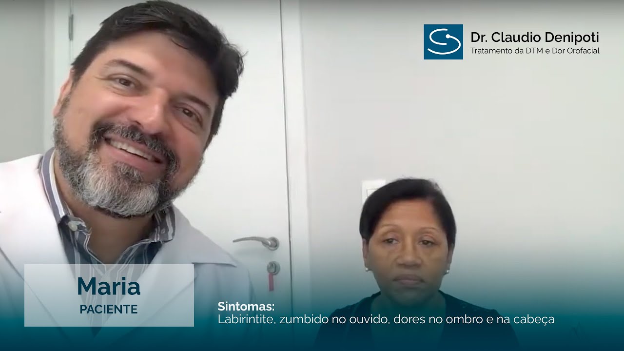 Paciente Maria // Sintomas: Labirintite, Zumbido no ouvido, Dores no ...