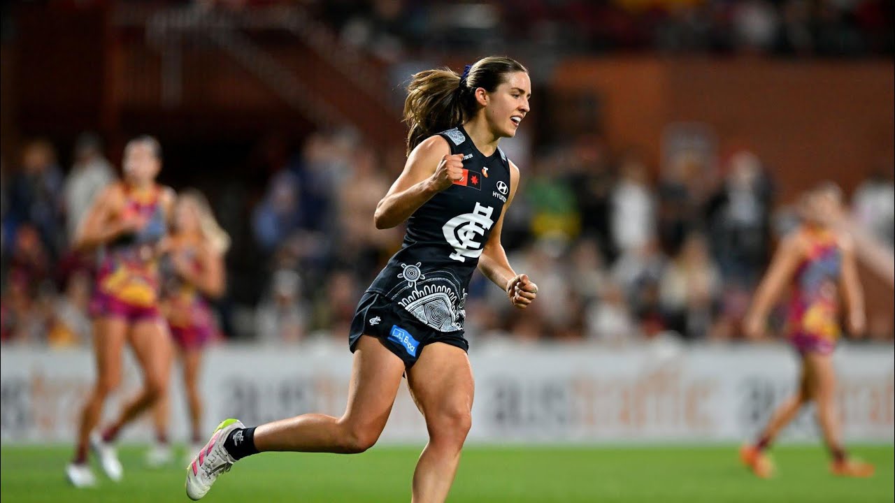 Dayna Finn - AFLW 2025 Round 3 Highlights - Carlton @ Brisbane - YouTube