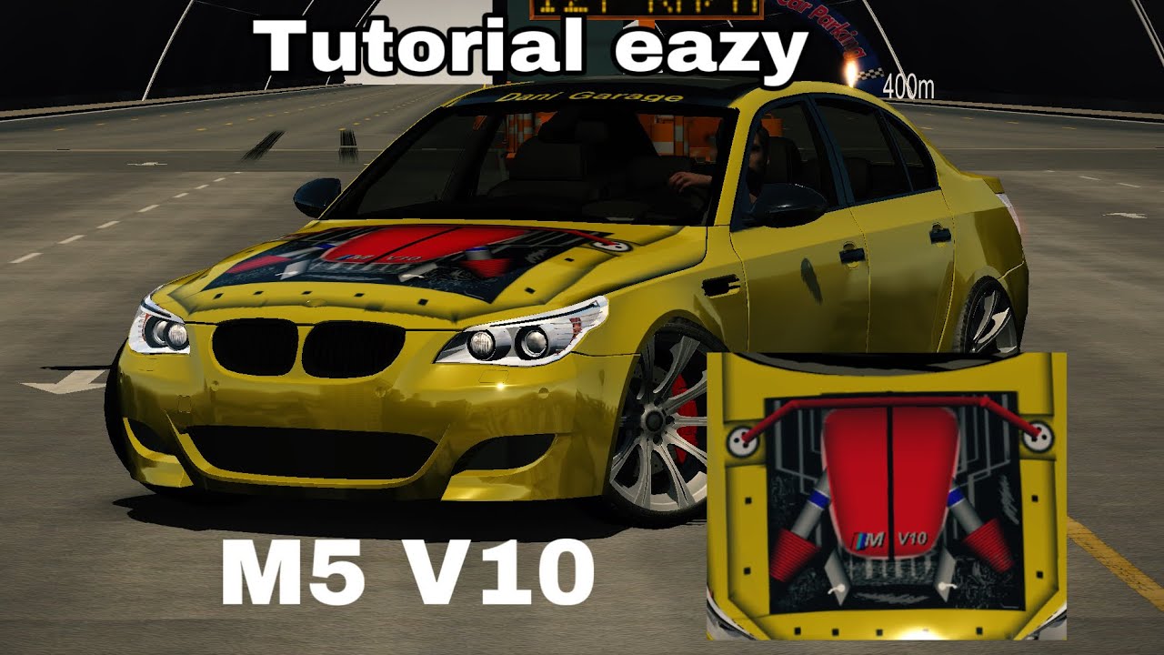 Tutorial OPEN HOOD M5 V10 | Car Parking Multiplayer - YouTube