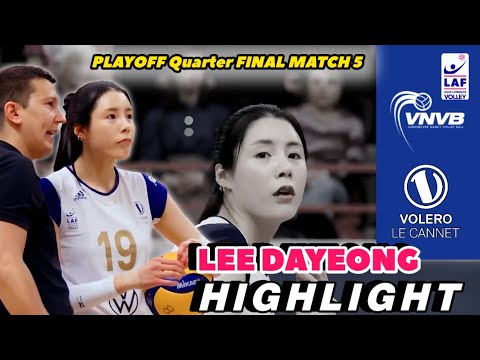 [HIGHLIGHT] Lee Dayeong (이다영) - VNVB vs VOLERO Le Cannet | Playoff ...